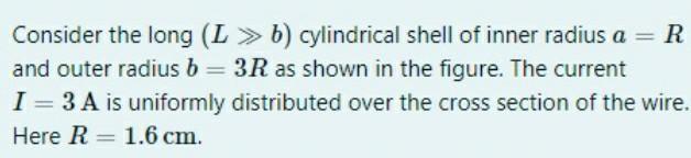 Solved b L Consider the long (L>b) cylindrical shell of | Chegg.com