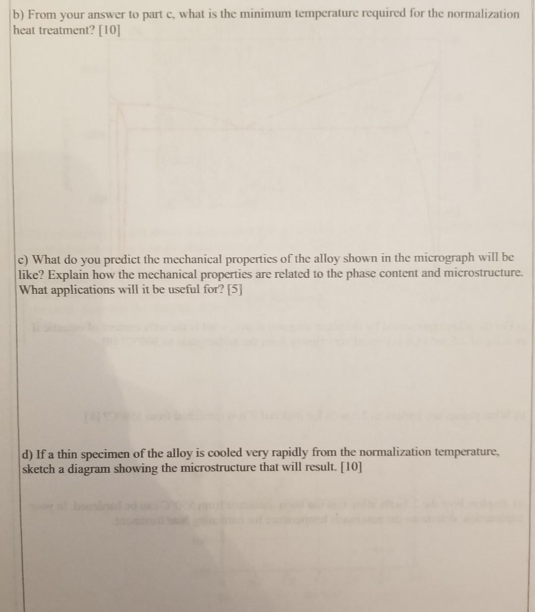 Solved The micrograph above shows a normalized hypoeutectoid | Chegg.com
