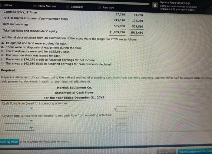Solved eBook Show Me How Calculator Print Item Update Apple | Chegg.com