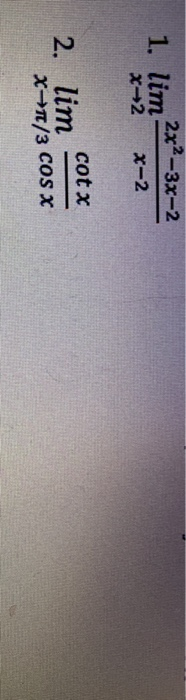 Solved find the limit , or explain why the limit does not | Chegg.com