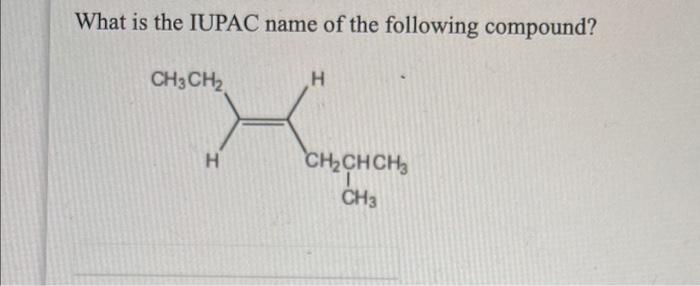 Solved Give the IUPAC name for each of the following | Chegg.com