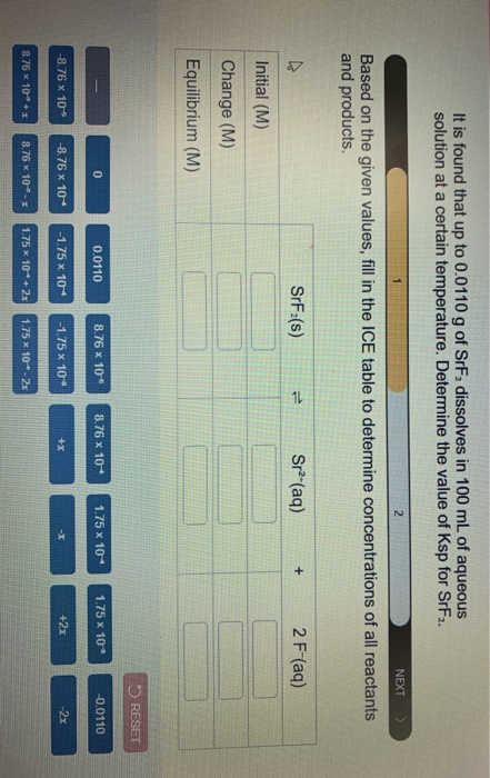Solved It is found that up to 0.0110 g of SrF2 dissolves in | Chegg.com