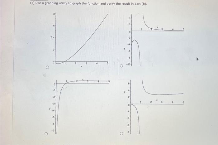 Solved Consider the following: limx→∞xln(x) (a) Describe the | Chegg.com