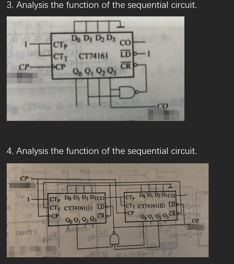 Solved 3.Analysis the function of the sequential | Chegg.com