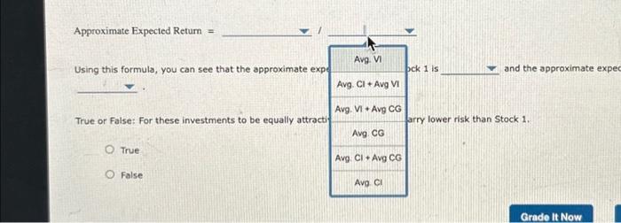 Solved Understanding the Returns From Investing When buying | Chegg.com