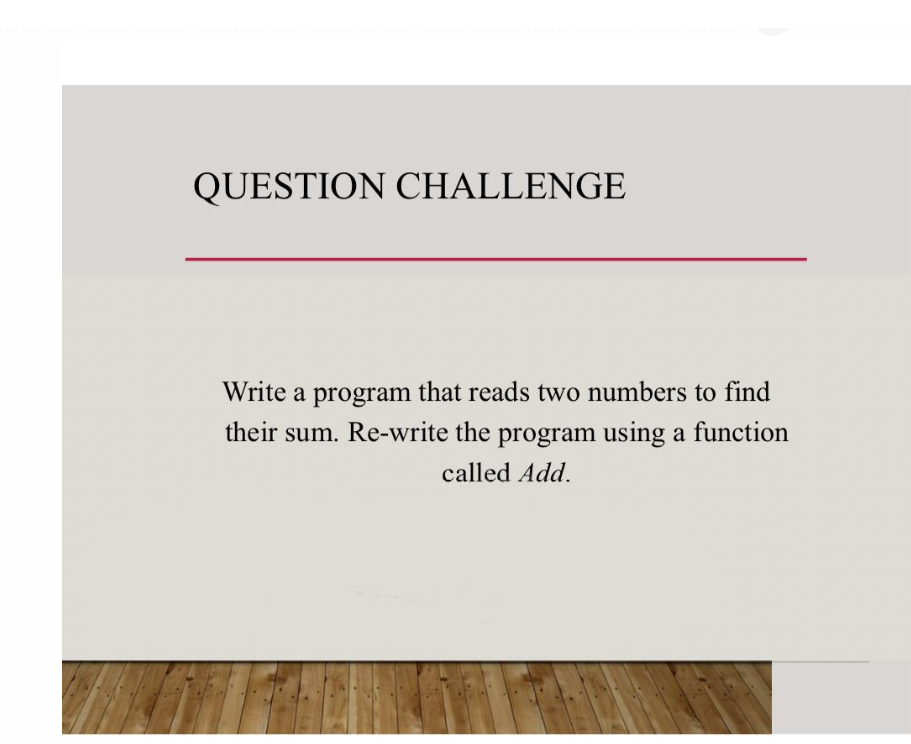 Solved Write a program that reads two numbers to findtheir | Chegg.com