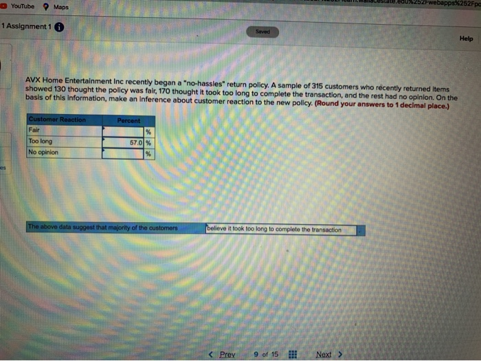 Solved O YouTube webapps%252Fpc Maps 1 Assignment 1 0 Saved | Chegg.com