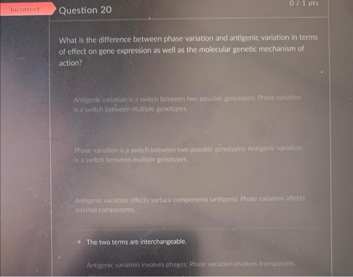 Solved What is the difference between phase variation and | Chegg.com
