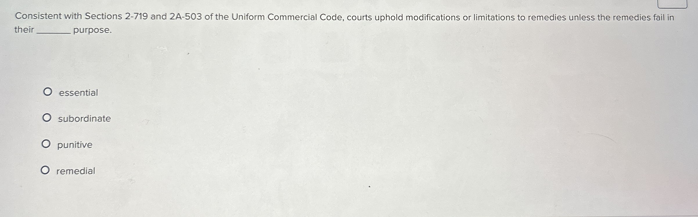 Solved Consistent with Sections 2-719 ﻿and 2A-503 ﻿of the | Chegg.com
