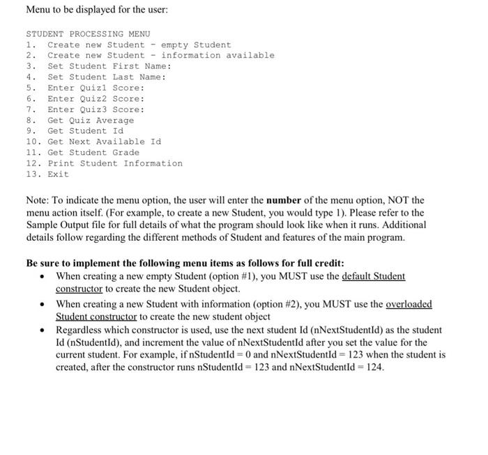 Solved Need help with creating a java program that allows | Chegg.com