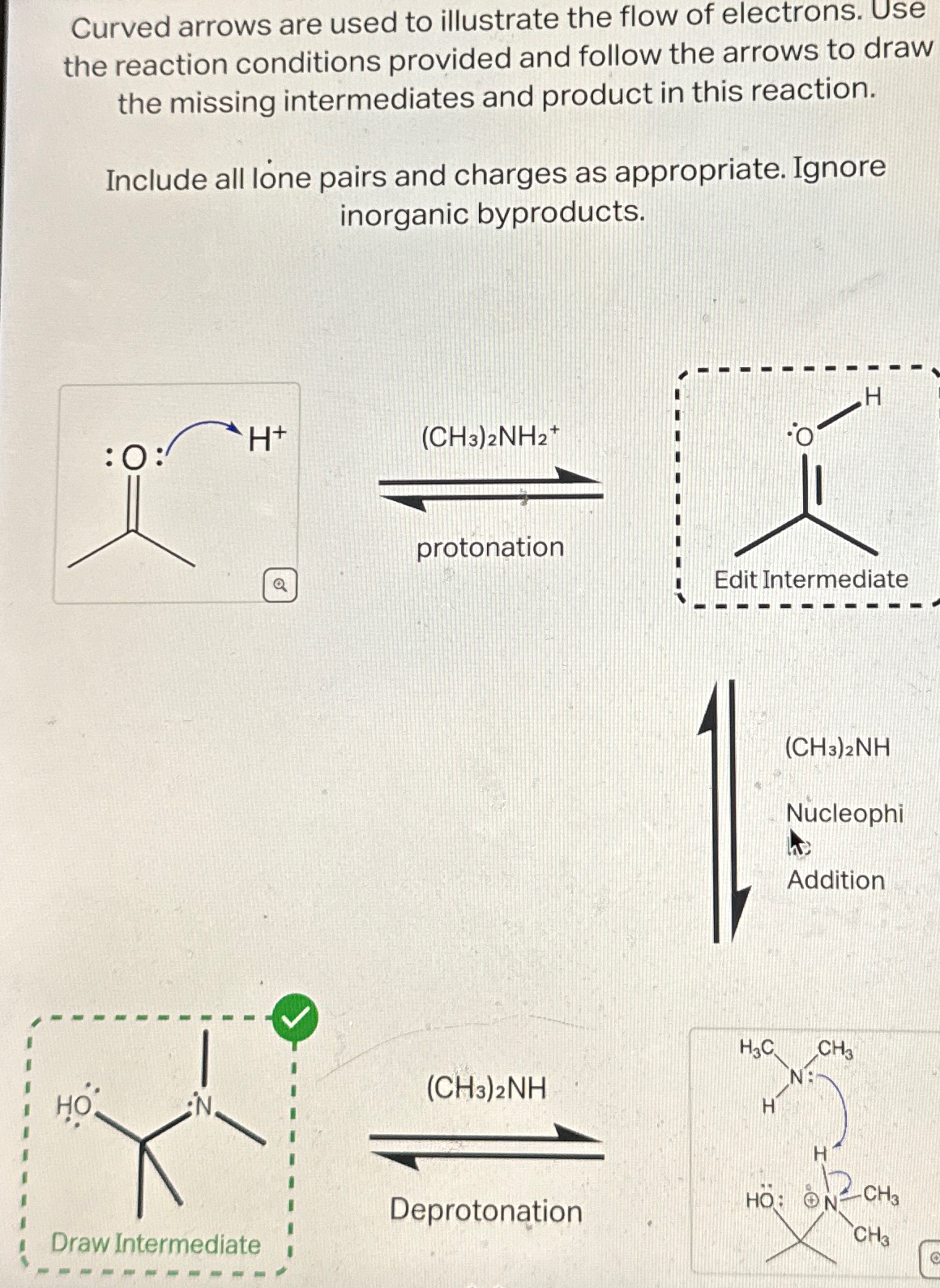 Curved arrows are used to illustrate the flow of | Chegg.com
