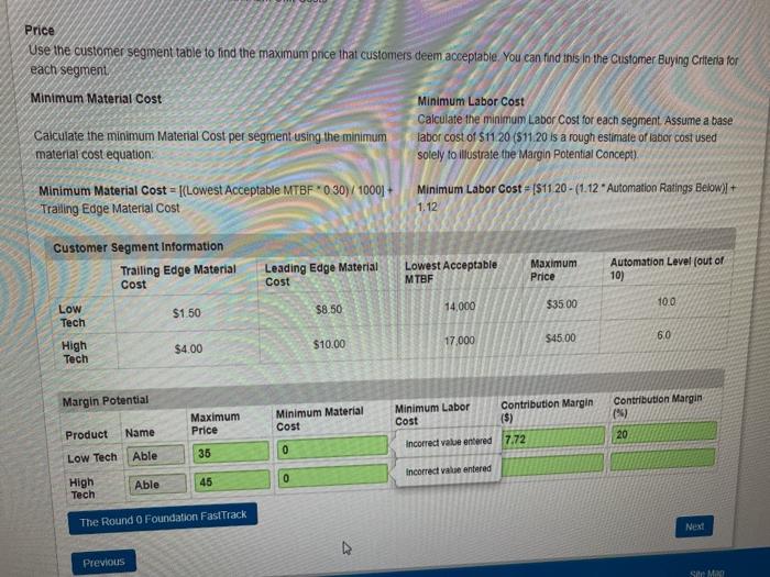 Solved Production Costs Activity Use the table with page 4 | Chegg.com