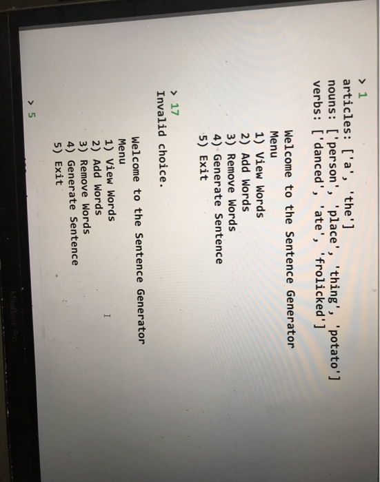 Solved Your program must perform the following: Write a | Chegg.com