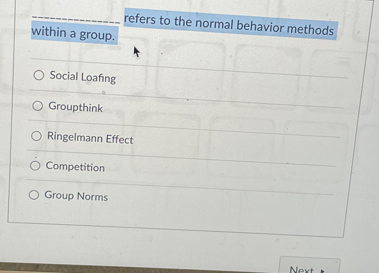 Solved refers to the normal behavior methodswithin a | Chegg.com