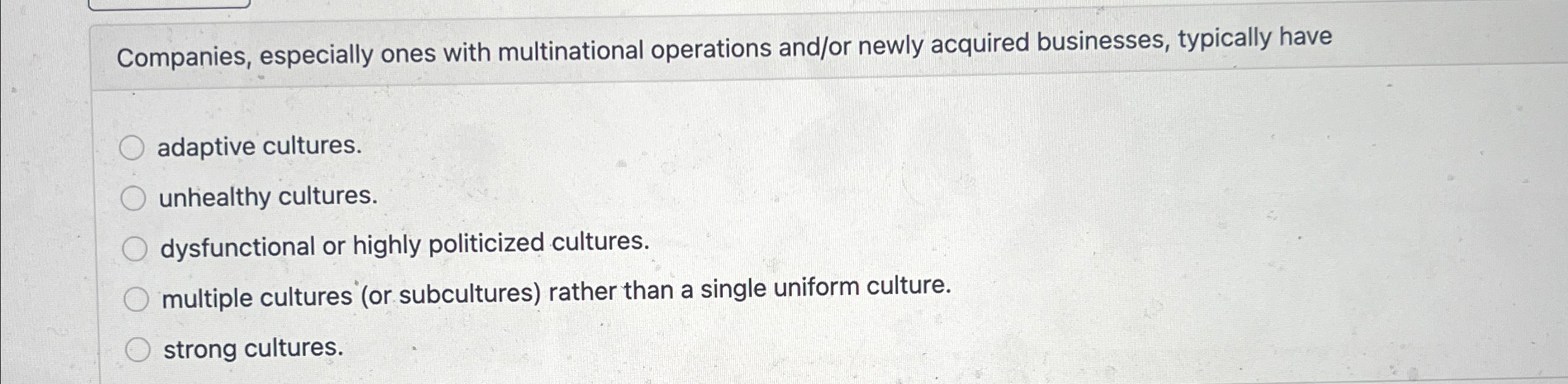 Solved Companies, especially ones with multinational | Chegg.com