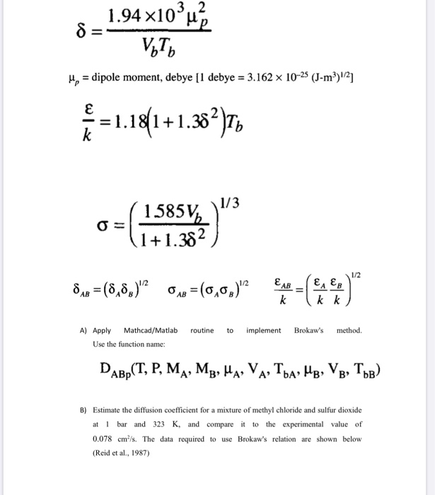 Solved If one or both components of a binary gas mixture are | Chegg.com