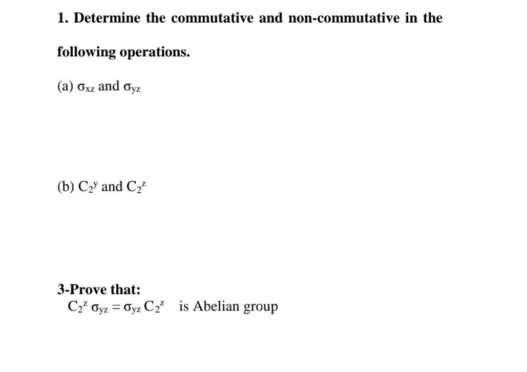 Solved Show that the C2v ﻿and D2 ﻿point groups is isomorphic | Chegg.com