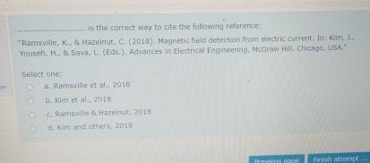 Solved is the correct way to cite the following reference: | Chegg.com
