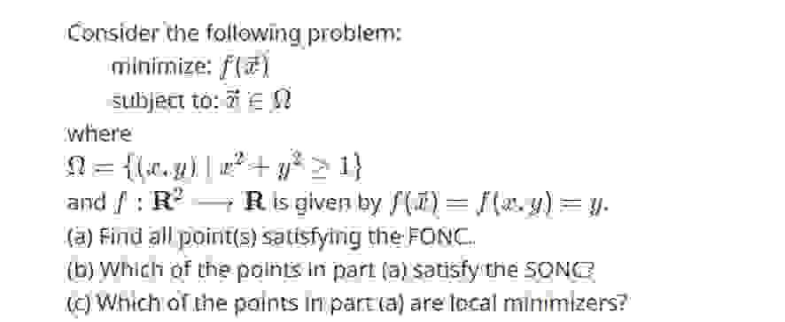 Solved Consider the following problem:minimize: | Chegg.com