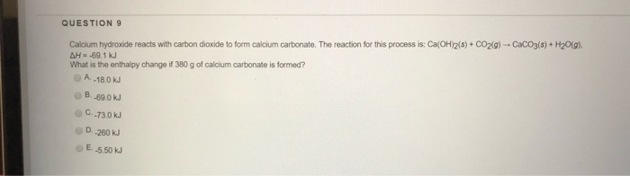 Solved QUESTION 4 The reaction of cyanamide, NH2CN(s), with | Chegg.com