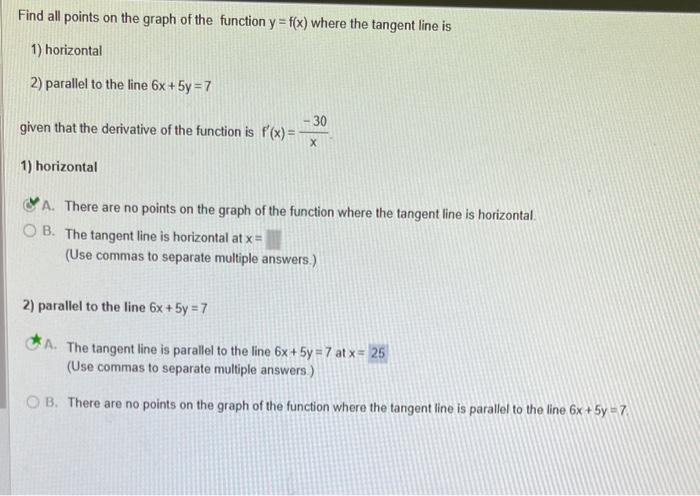 Solved Find all points on the graph of the function y=f(x) | Chegg.com