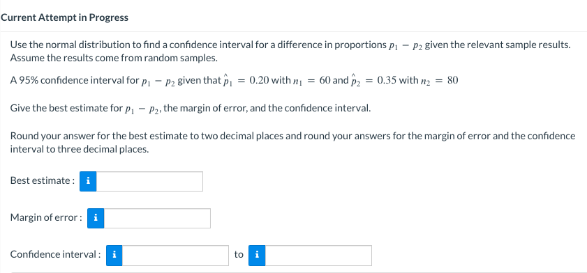 Solved Current Attempt in ProgressUse the normal | Chegg.com