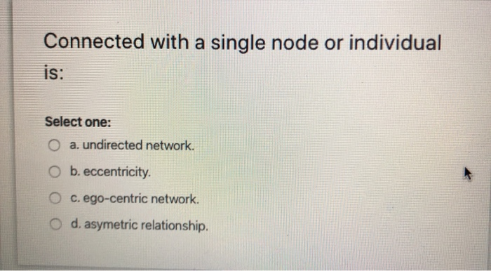 Solved A node that links two different parts of the network | Chegg.com