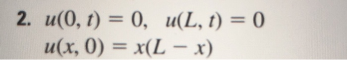 Solved Solve the heat equation (1) subject to the given | Chegg.com
