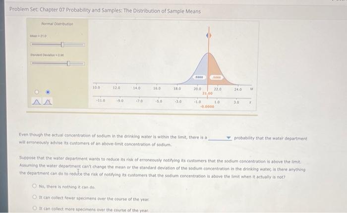Problem Set: Chapter 07 Probability and Samples: The | Chegg.com Problem Set: Chapter 07 Probability and Samples: The | Chegg.com