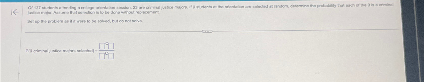 Solved fustice major. Assume that selection is to be done | Chegg.com