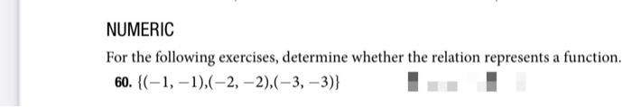 Solved Numeric For The Following Exercises Determine 