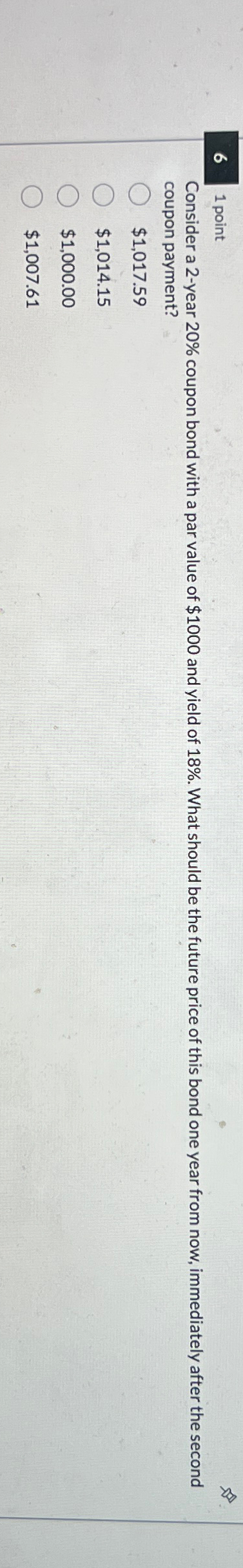 Solved 6 1 ﻿point coupon | Chegg.com