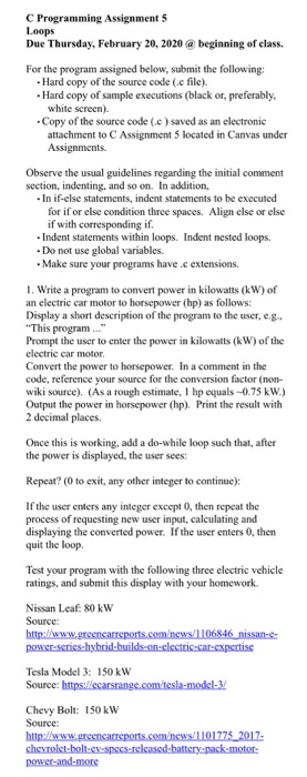 Solved C Programming Assignment 5 Loops Due Thursday 