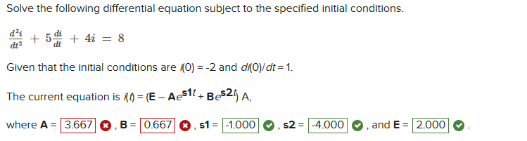 Solved Solve the following differential equation subject to | Chegg.com