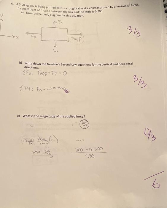 [Solved]: can you explain and show 6C 6. A ( 5.00 mathrm{~