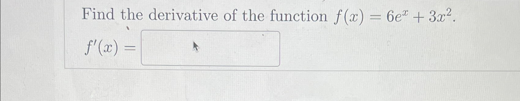 Solved Find the derivative of the function | Chegg.com