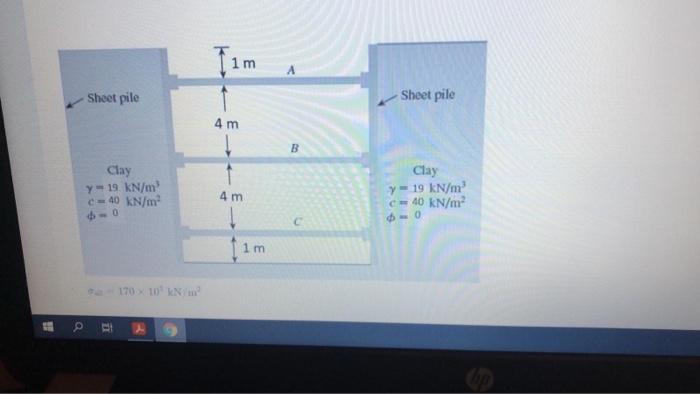 Solved Question 1 1. Draw the earth pressure envelope in | Chegg.com