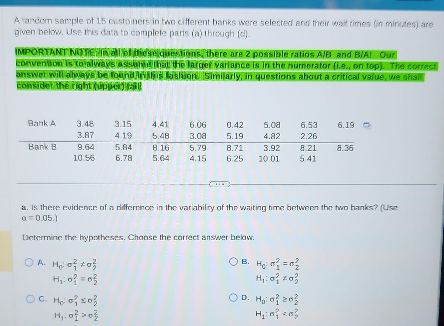 Solved Compute the FSTAT test statistic. FSTAT = (Round to | Chegg.com