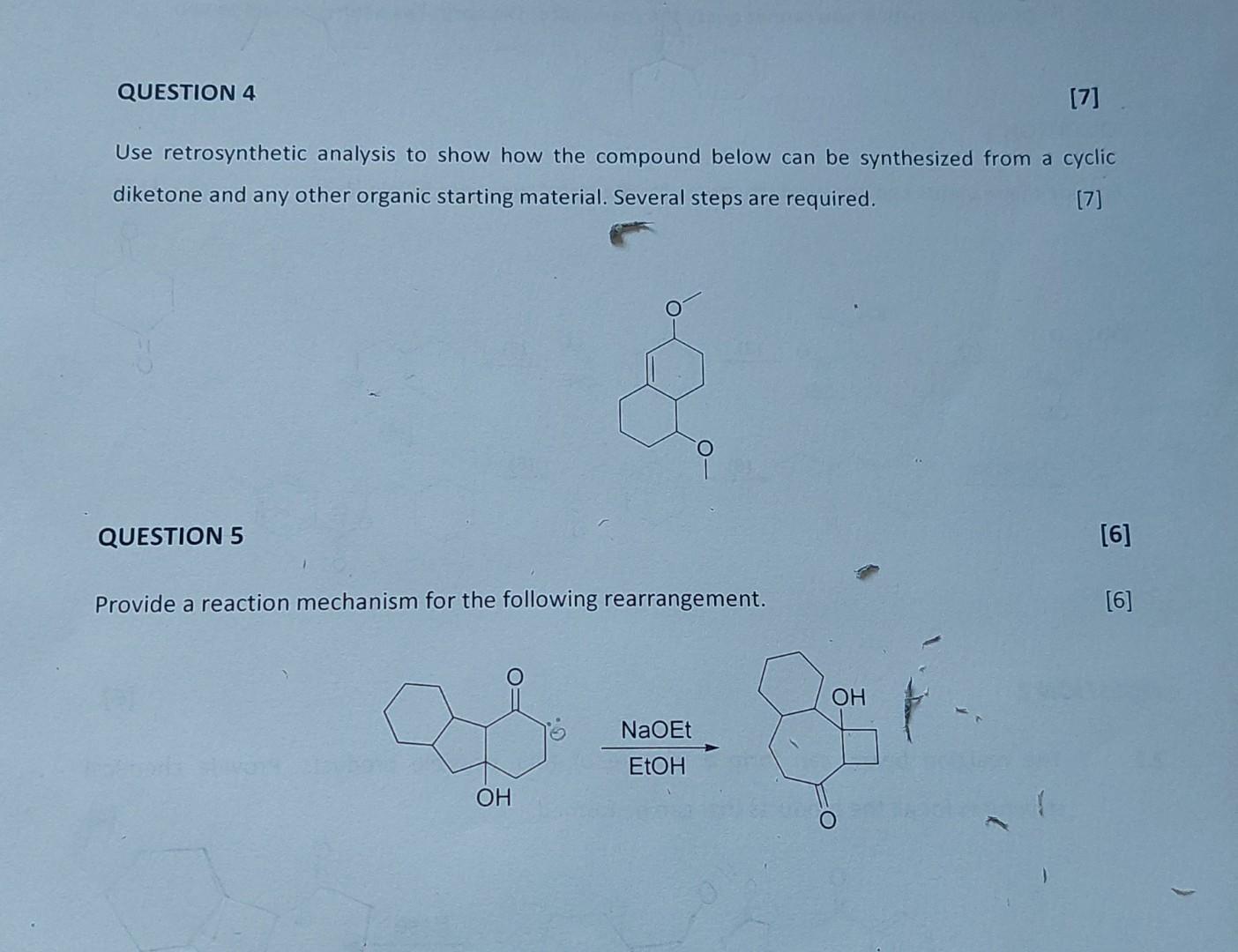 Solved Use retrosynthetic analysis to show how the compound | Chegg.com