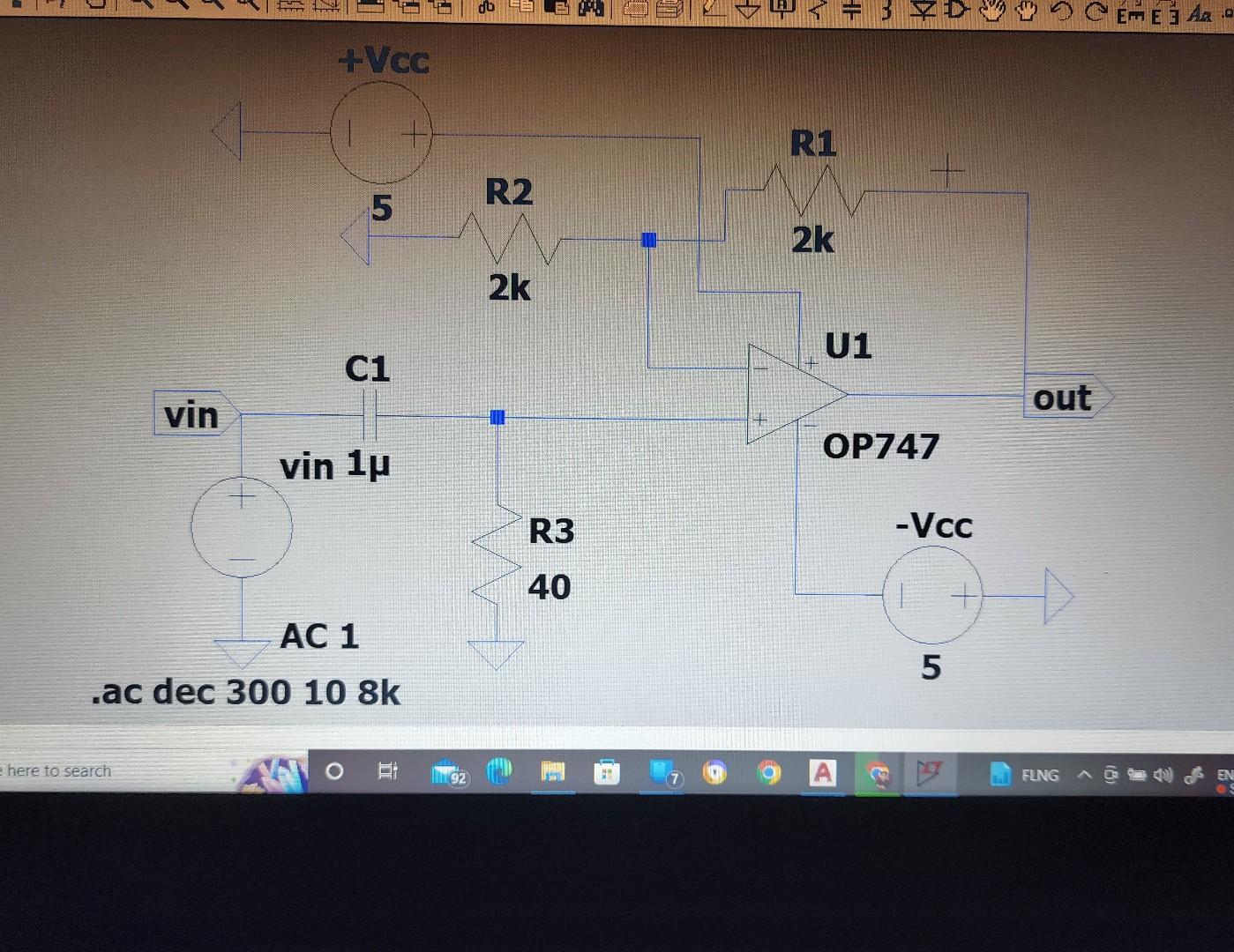 Solved (active high pass filter) I want to determine the | Chegg.com