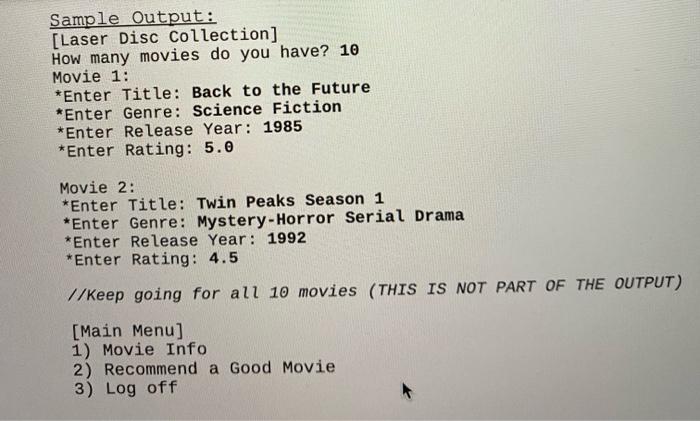 Solved Assignment 8A: Rare Collection. We can make arrays of | Chegg.com
