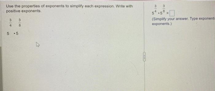 Solved Simplify the expression. Assume that all bases are | Chegg.com