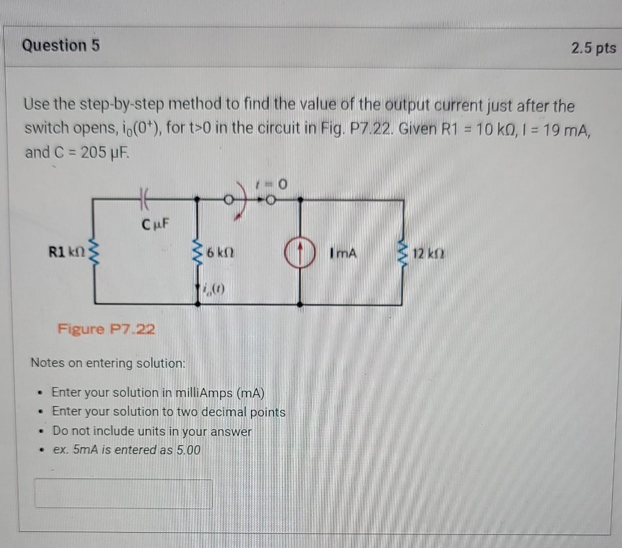 Solved Use the step-by-step method to find the value of the | Chegg.com