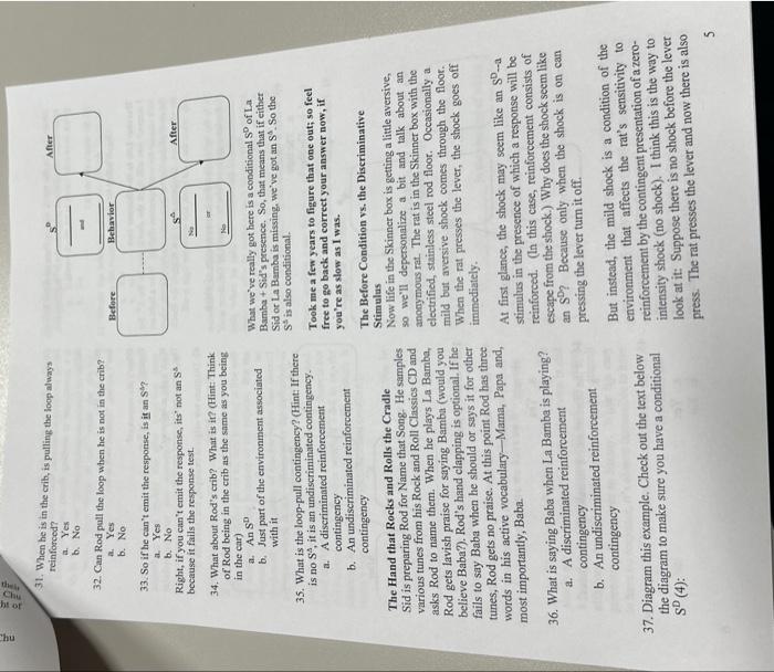 Solved Conceptual Work Sheets for Basic Stimulus Control | Chegg.com