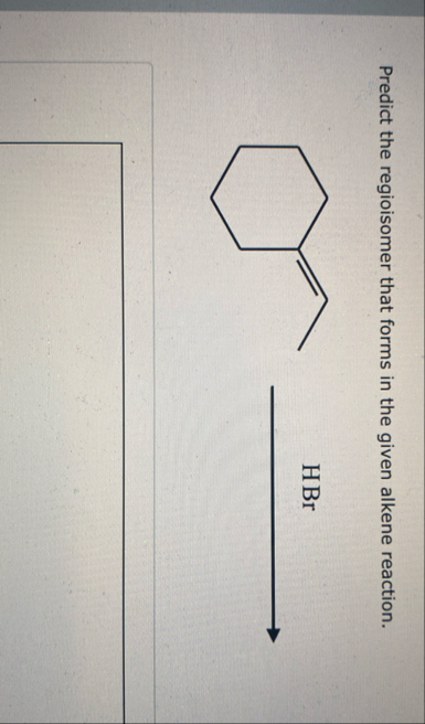 Solved Predict the regioisomer that forms in the given | Chegg.com
