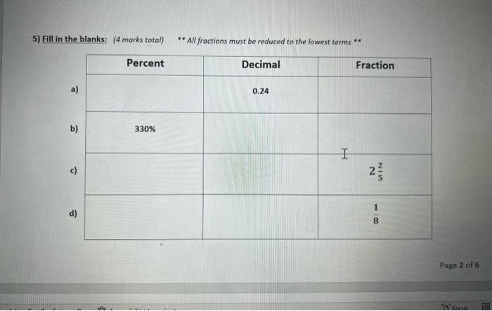 Solved 1) Mean, Median and Mode (4 marks in total) Find the | Chegg.com