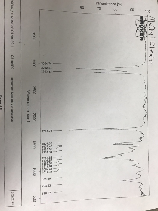 Solved label the important peaks of the IR spectrum for | Chegg.com