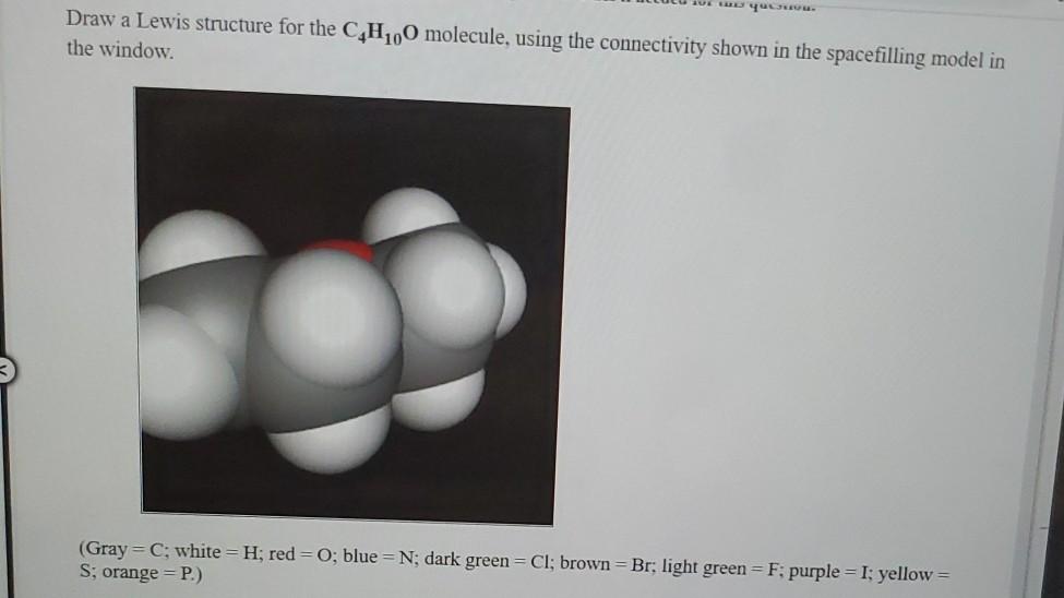 Solved Draw a Lewis structure for the CH, molecule using the | Chegg.com
