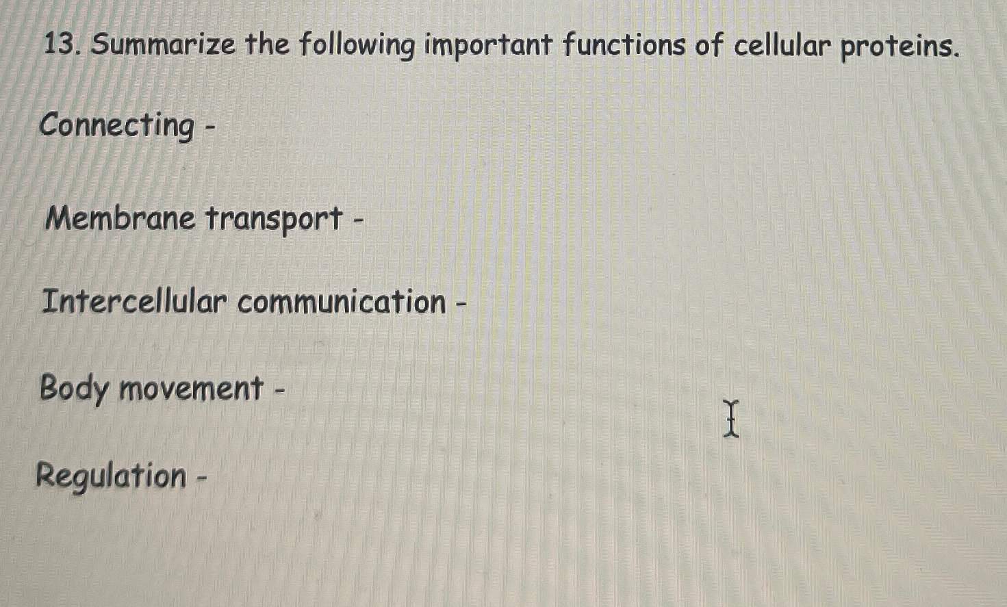 Solved Summarize the following important functions of | Chegg.com