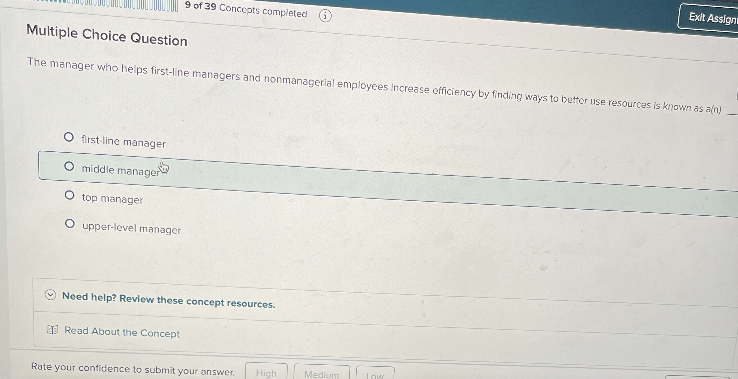 Solved Multiple Choice QuestionThe manager who helps | Chegg.com